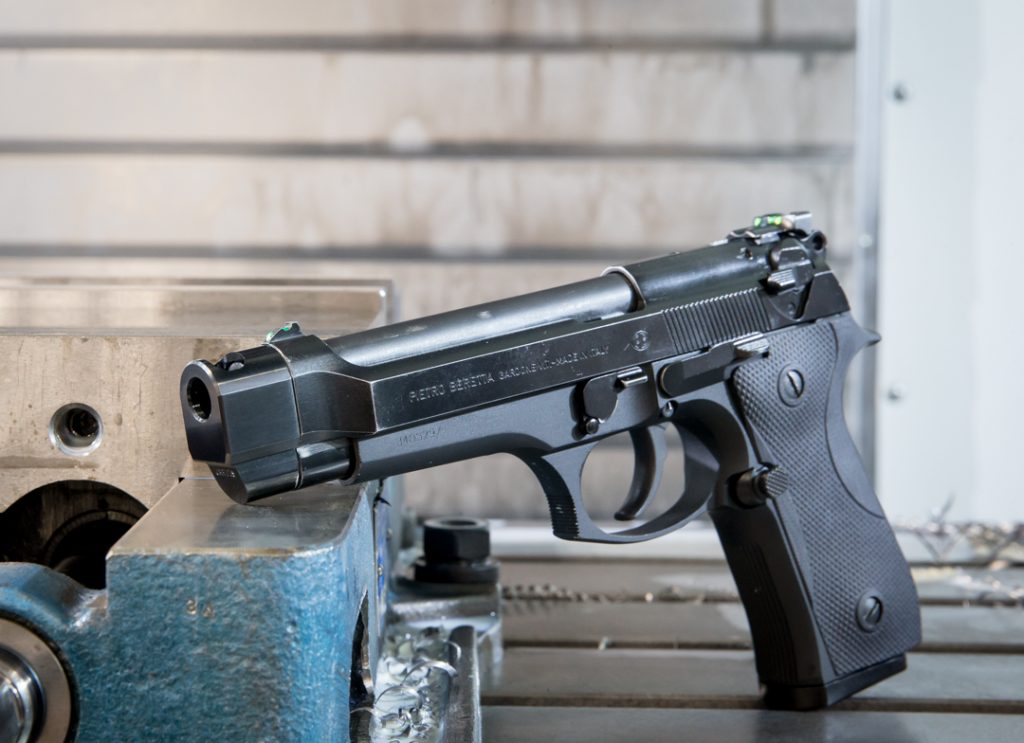 BERETTA 92 SINGLE PORT COMPENSATOR 1/2-28 - Jarvis, Inc.